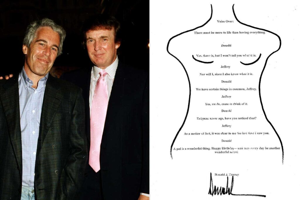 U.S. Congress Receives Jeffrey Epstein Birthday Book Allegedly Signed by Donald Trump
